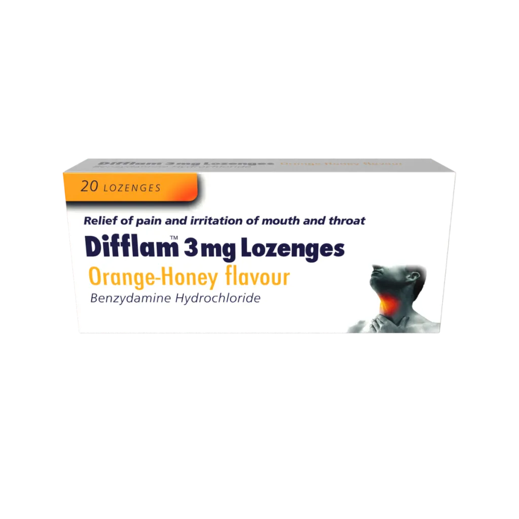 Difflam Orange-Honey Lozenges | Soothing & Convenient Relief